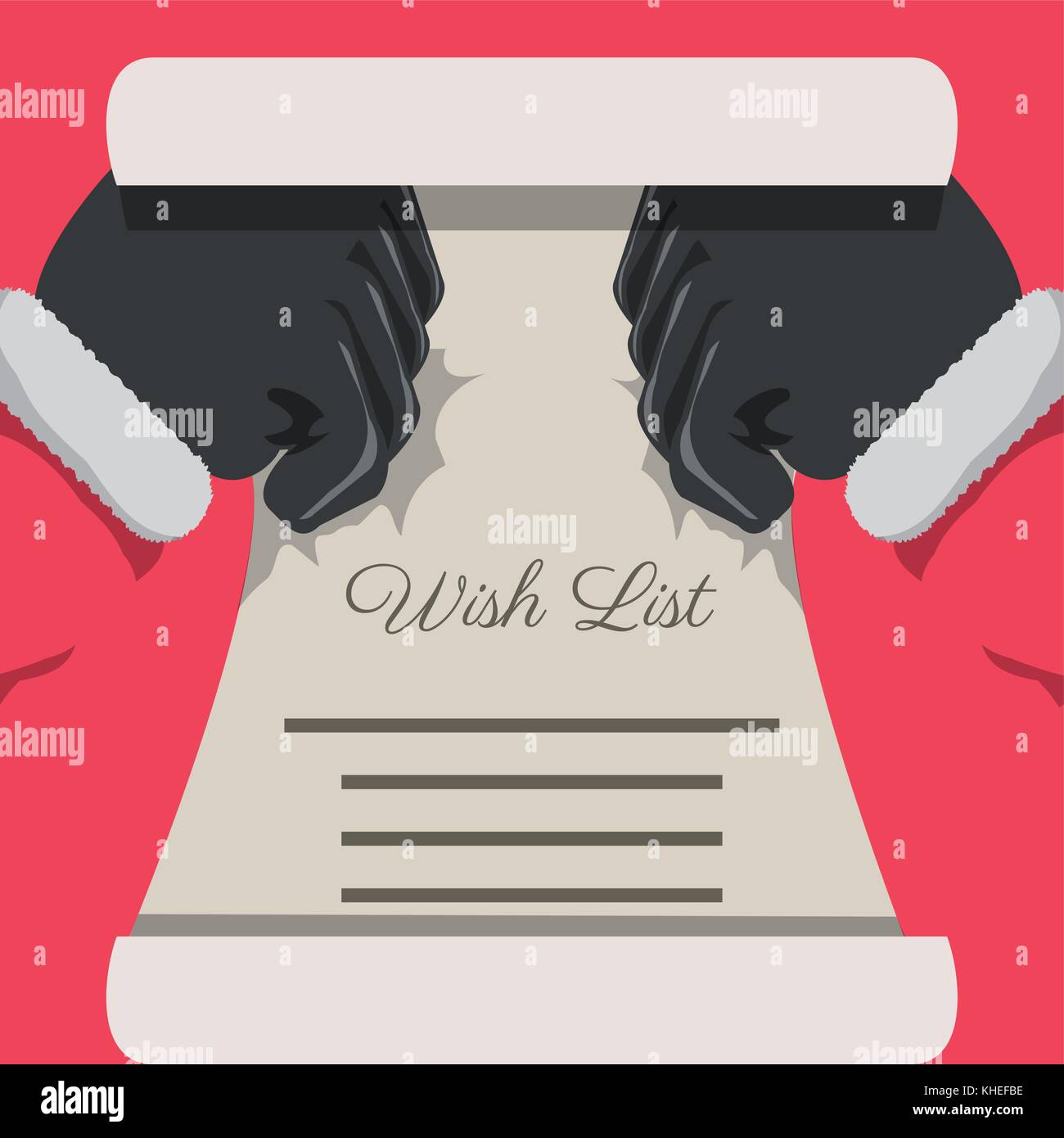 christmas wish list design Stock Vector Image & Art - Alamy