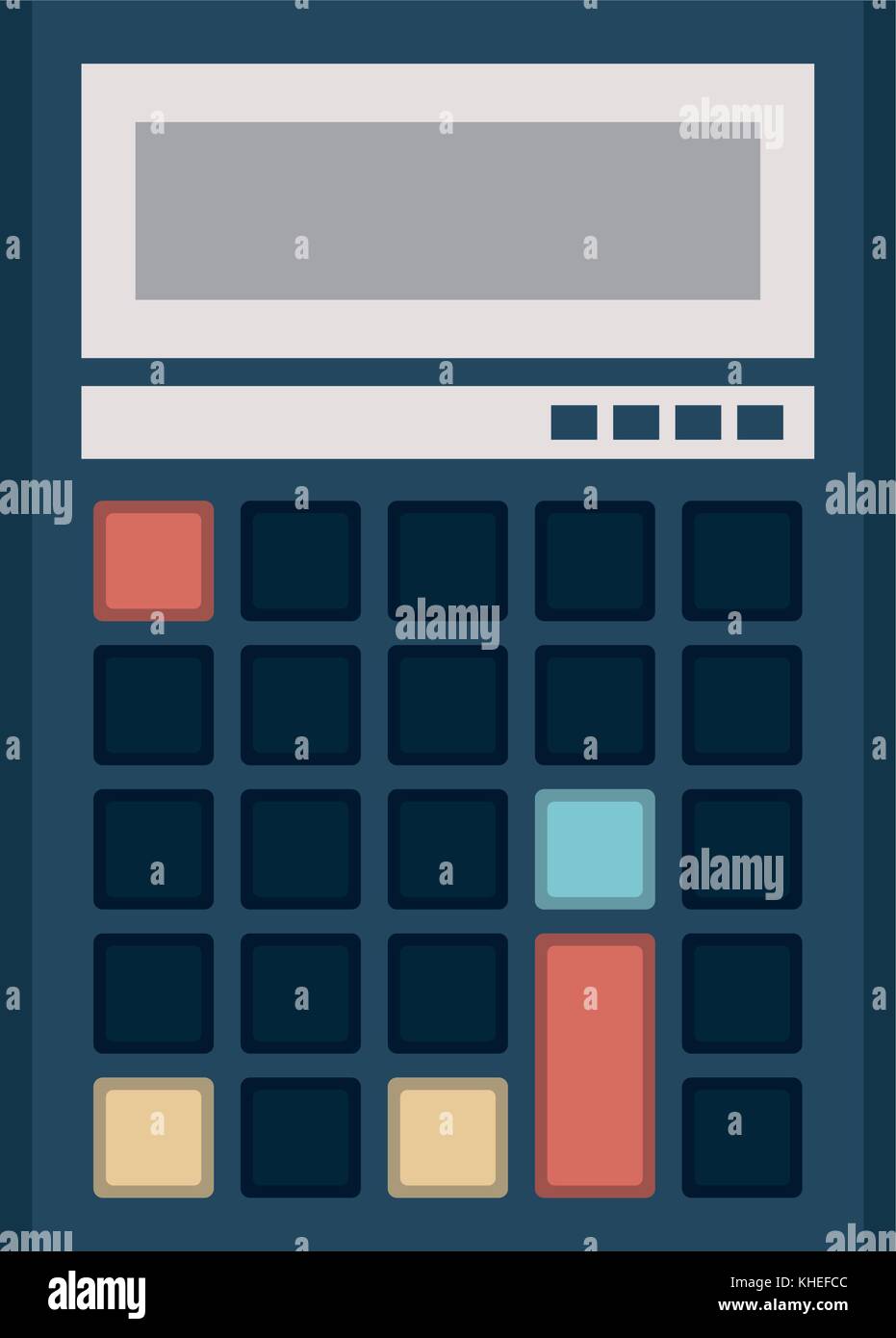 Calculator math device Stock Vector Image & Art - Alamy