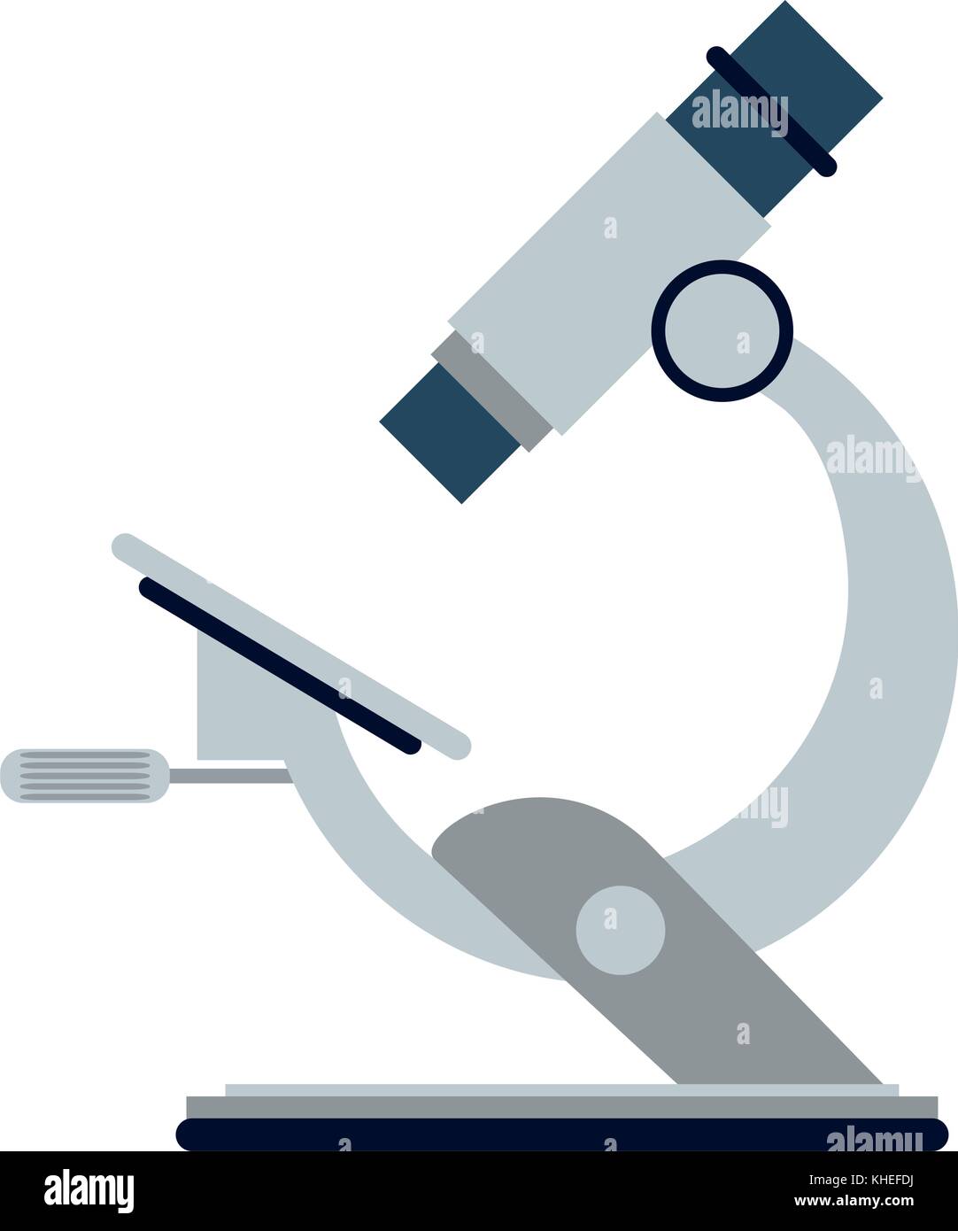 Microscope scientific tool Stock Vector Image & Art - Alamy