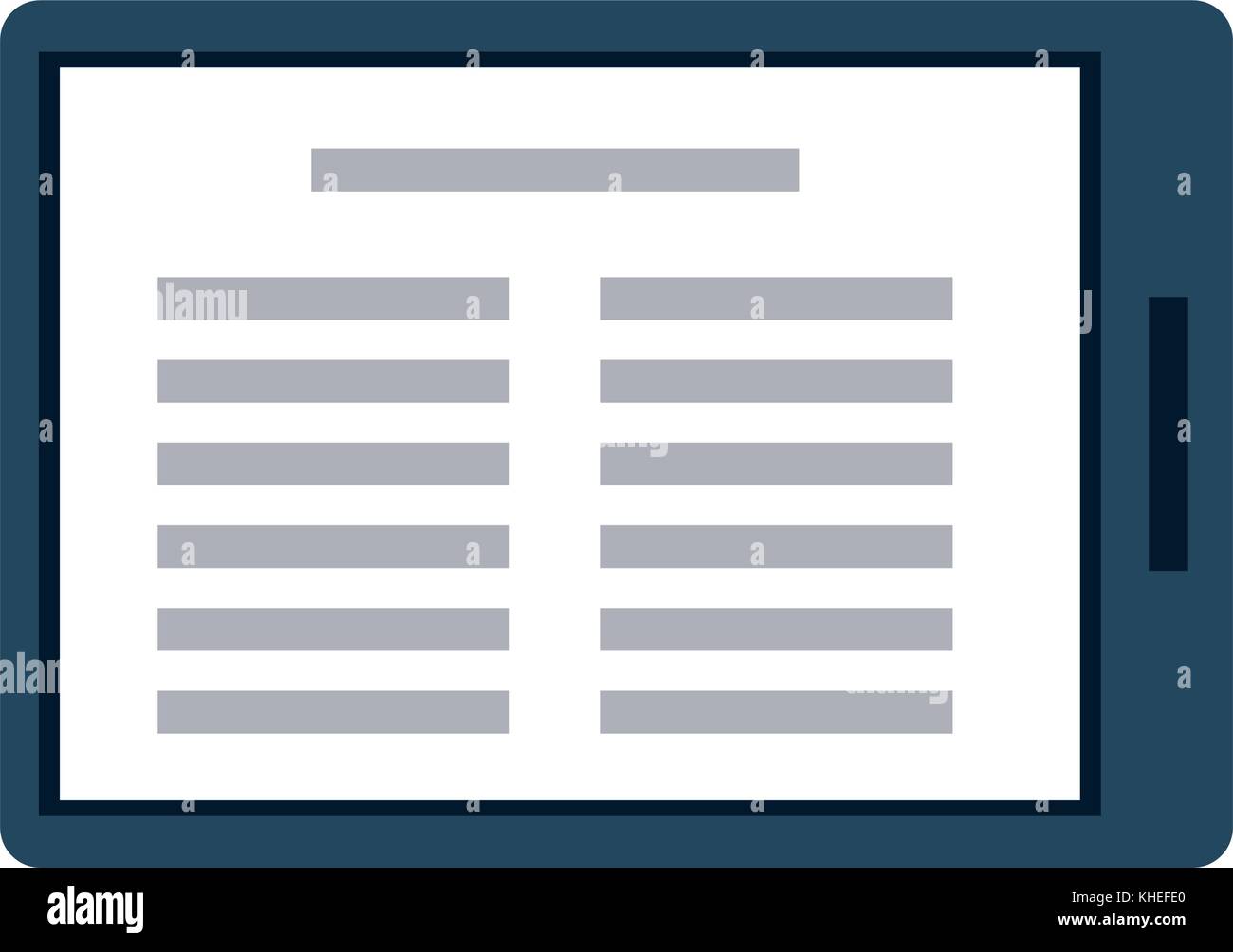 Magazine tablet Stock Vector Images - Alamy