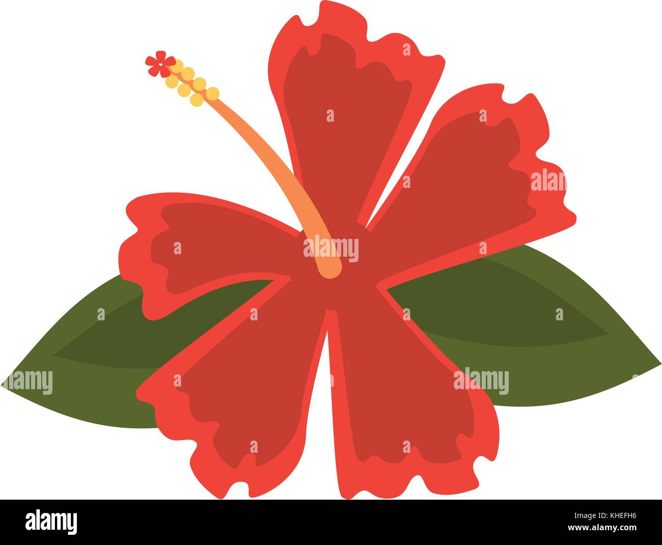 Beautiful flower symbol Stock Vector Image & Art - Alamy