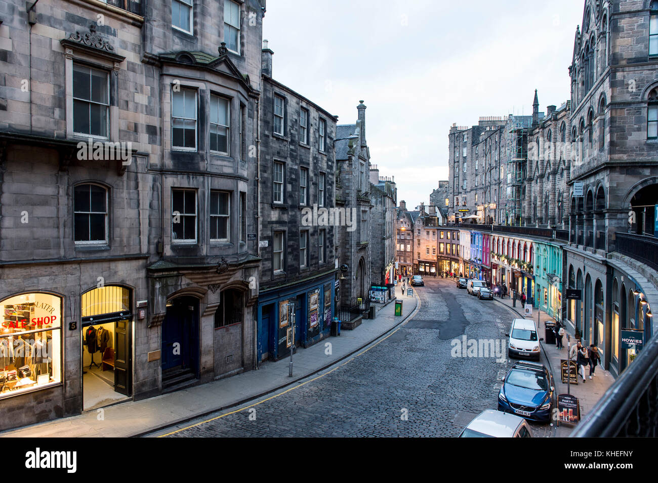 Victoria street scottish architecture hi-res stock photography and ...