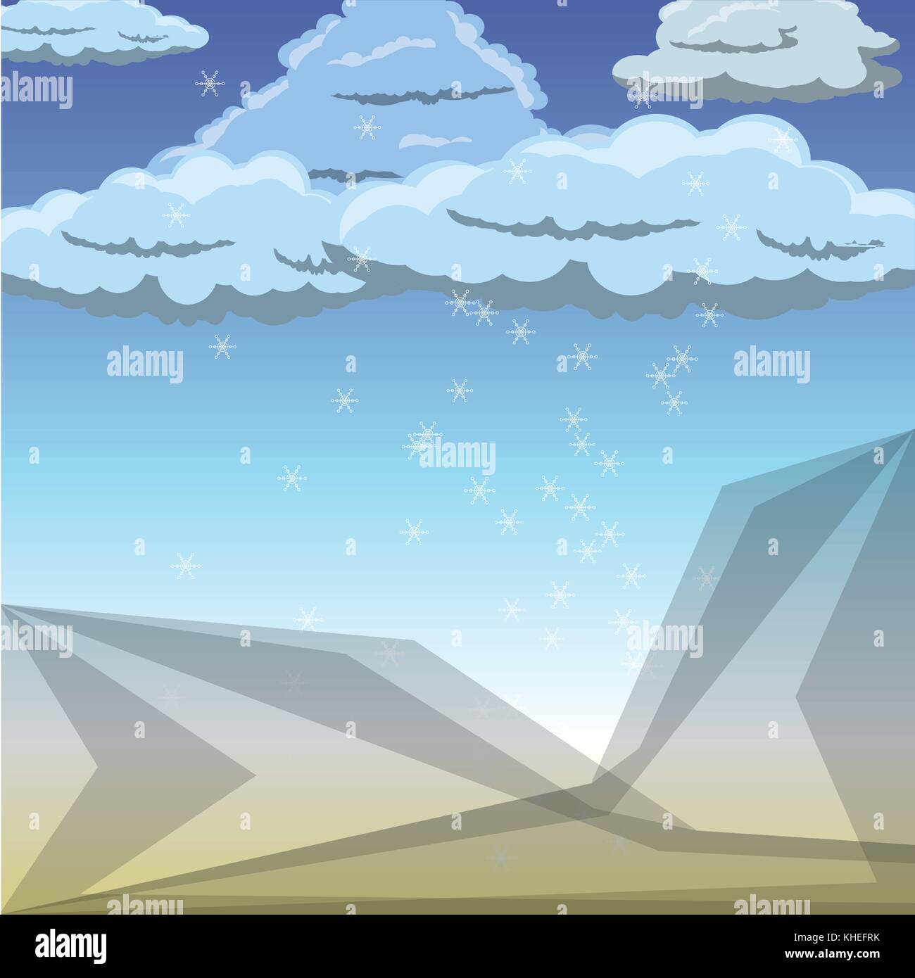 mountains and clouds design Stock Vector Image & Art - Alamy