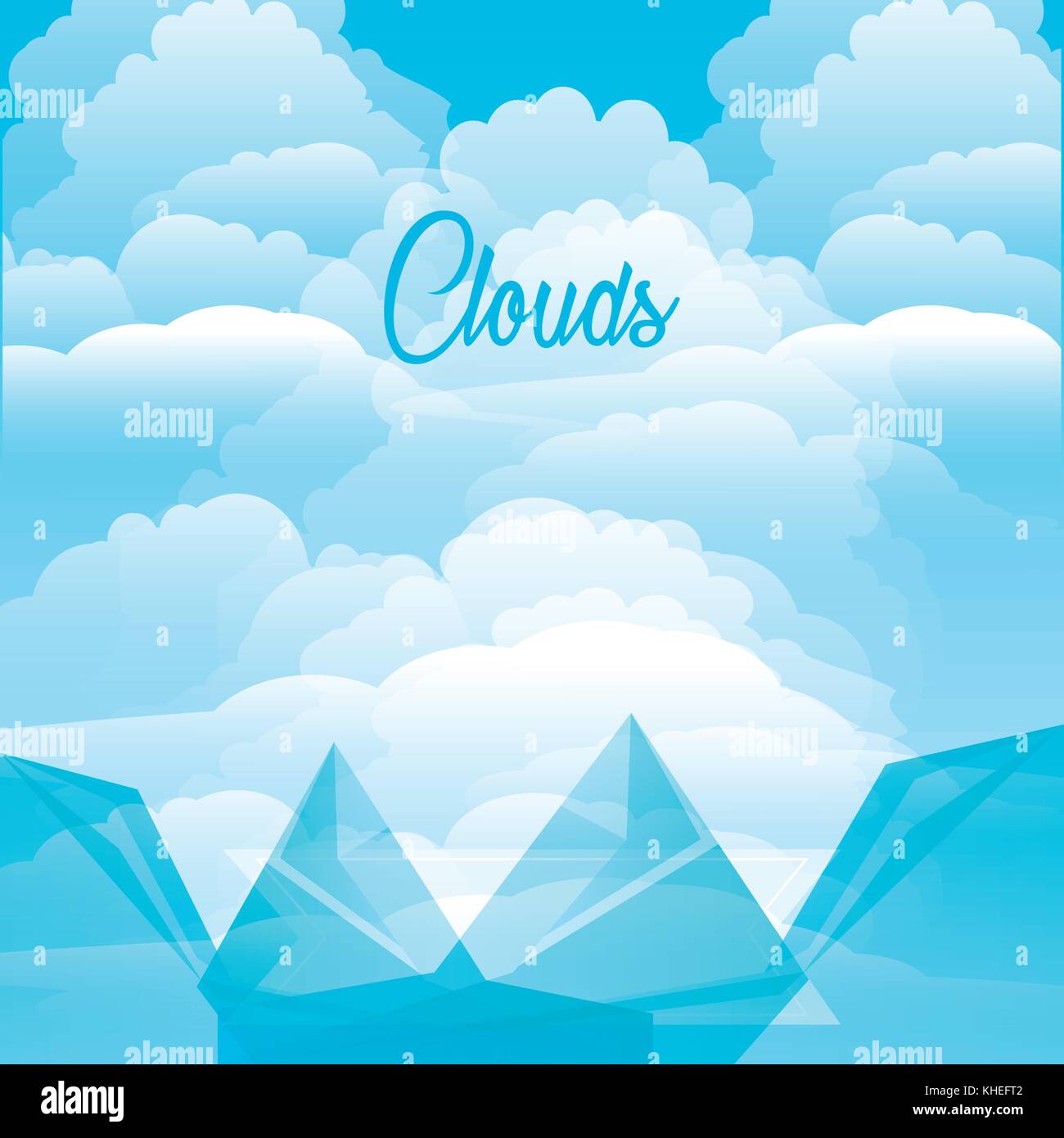 sky with clouds design Stock Vector Image & Art - Alamy