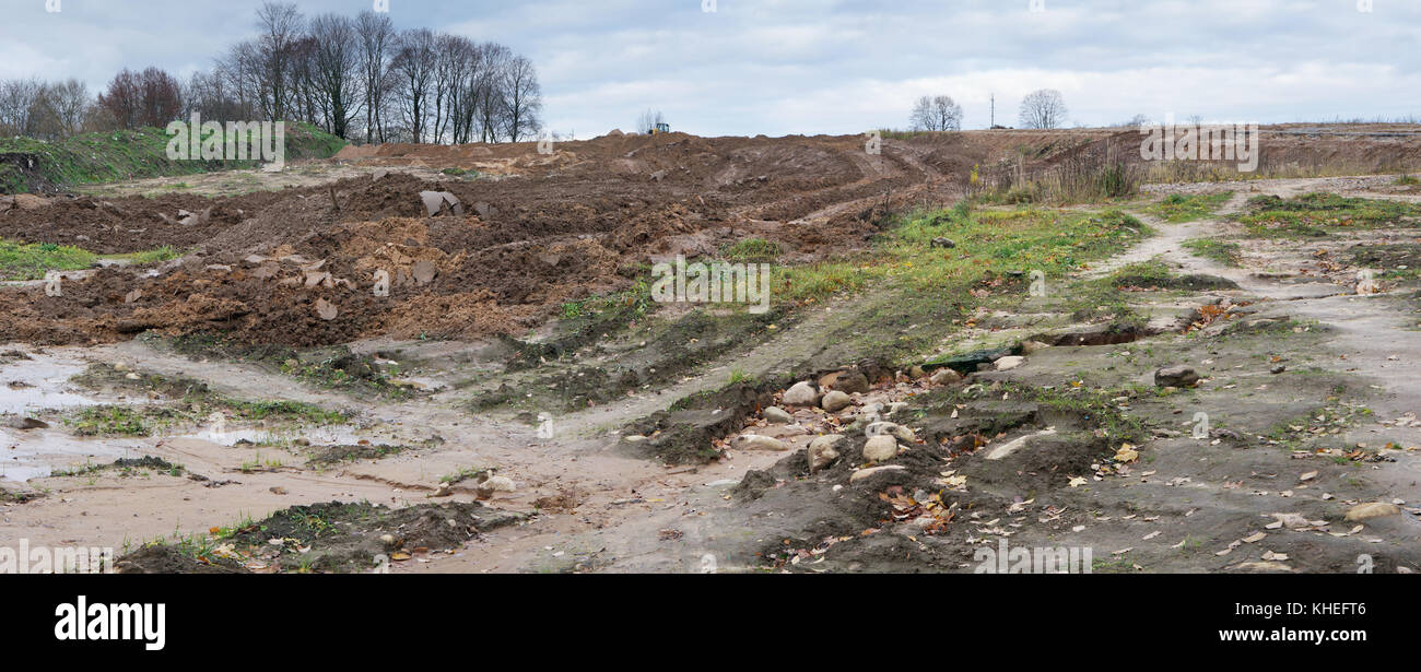 Erosion of land and soil from the effects of wind, water and barbarous ...