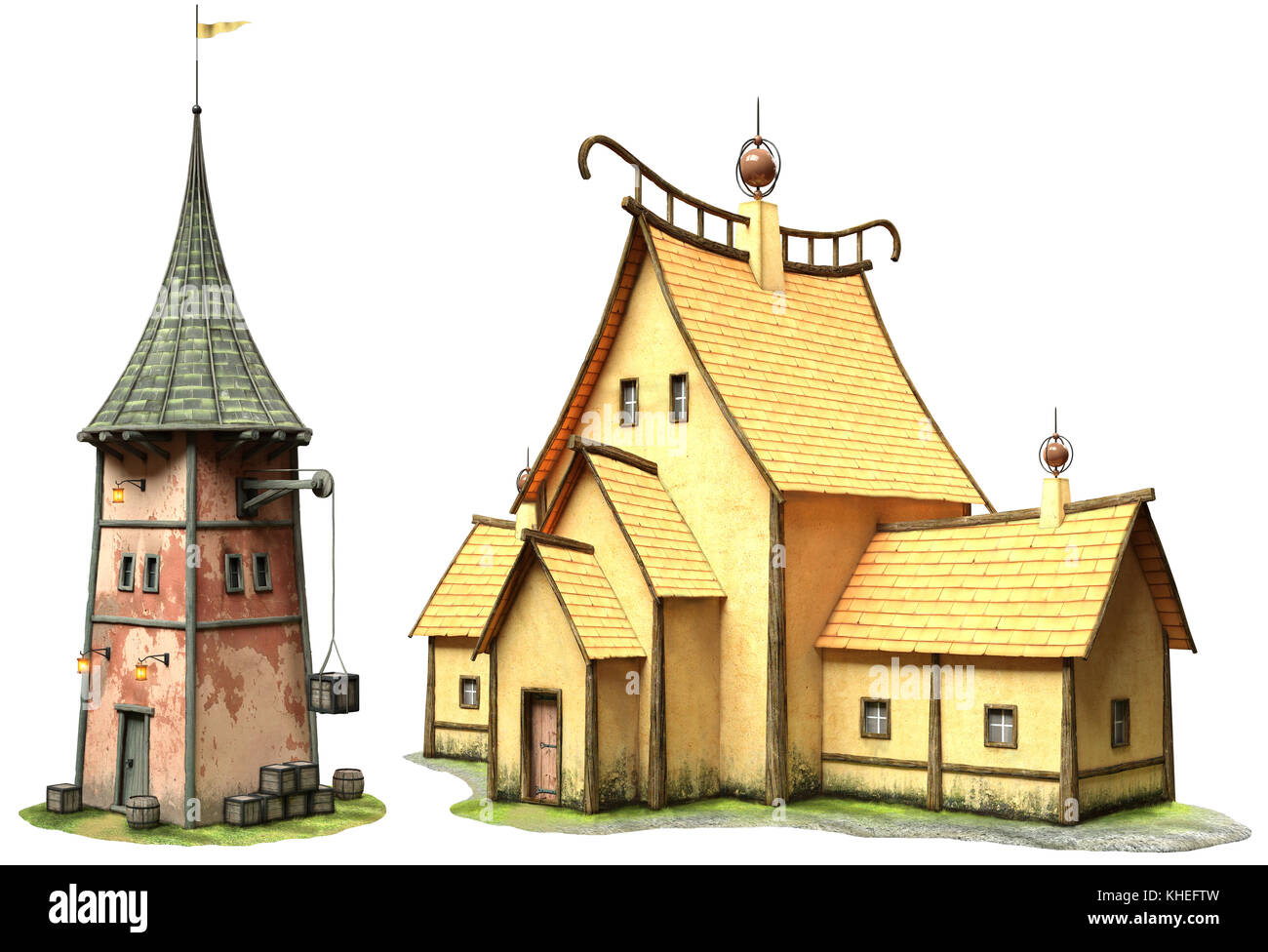 Fantasy Buildings High Resolution Stock Photography and Images - Alamy