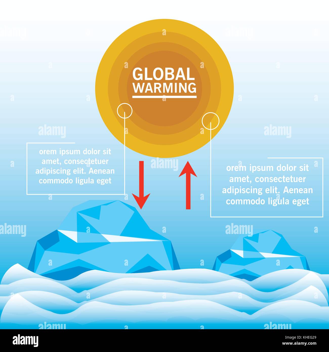 global warming design Stock Vector Image & Art - Alamy