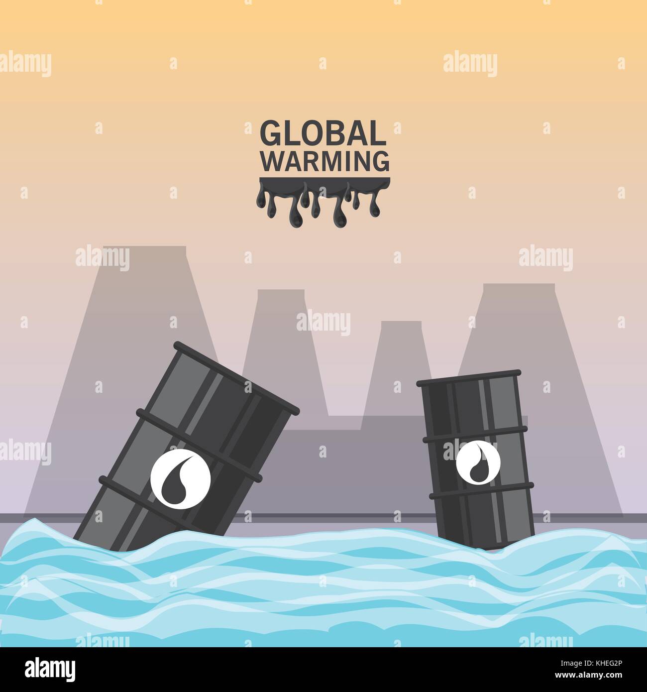 global warming design Stock Vector Image & Art - Alamy