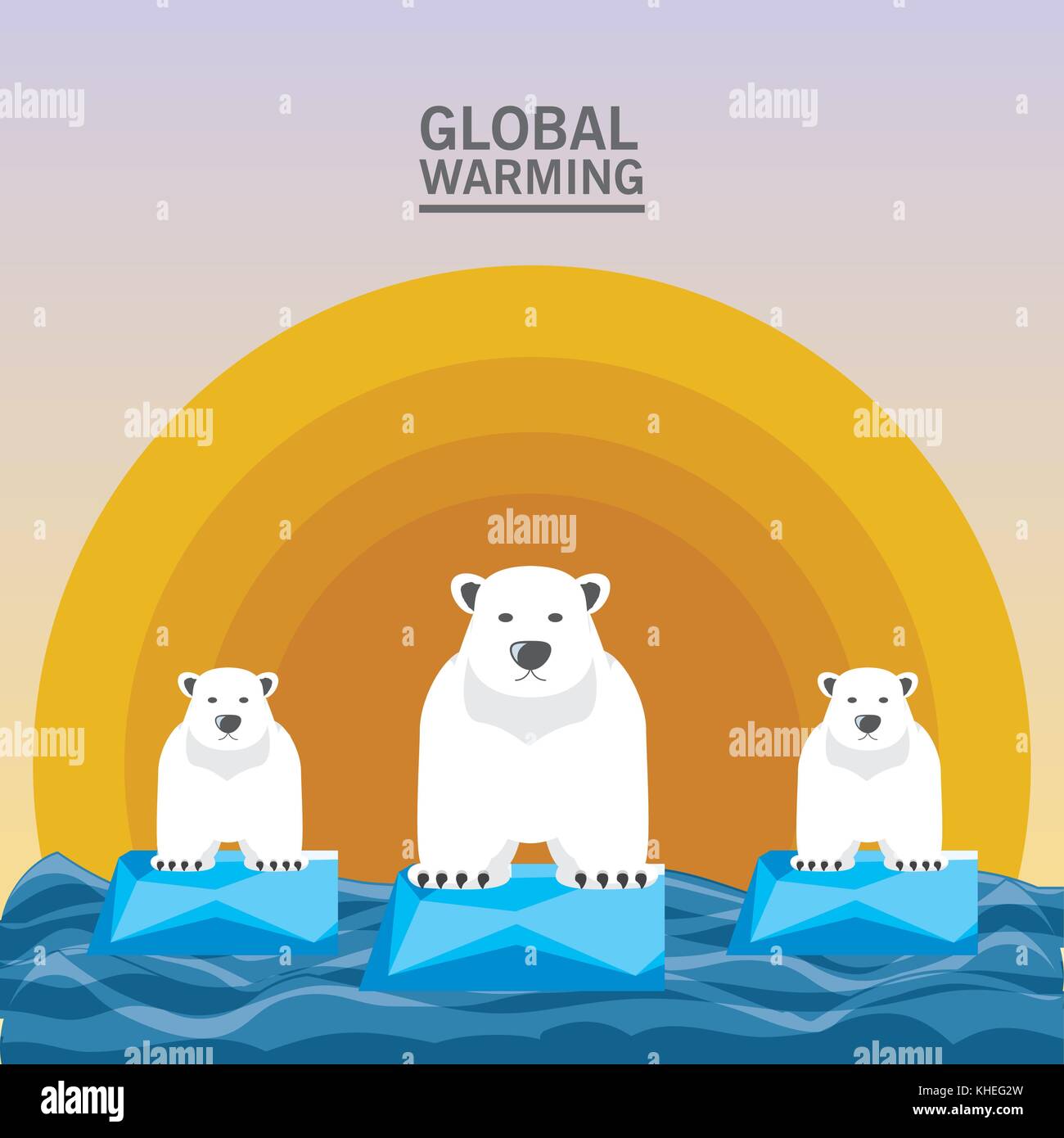 global warming design Stock Vector Image & Art - Alamy