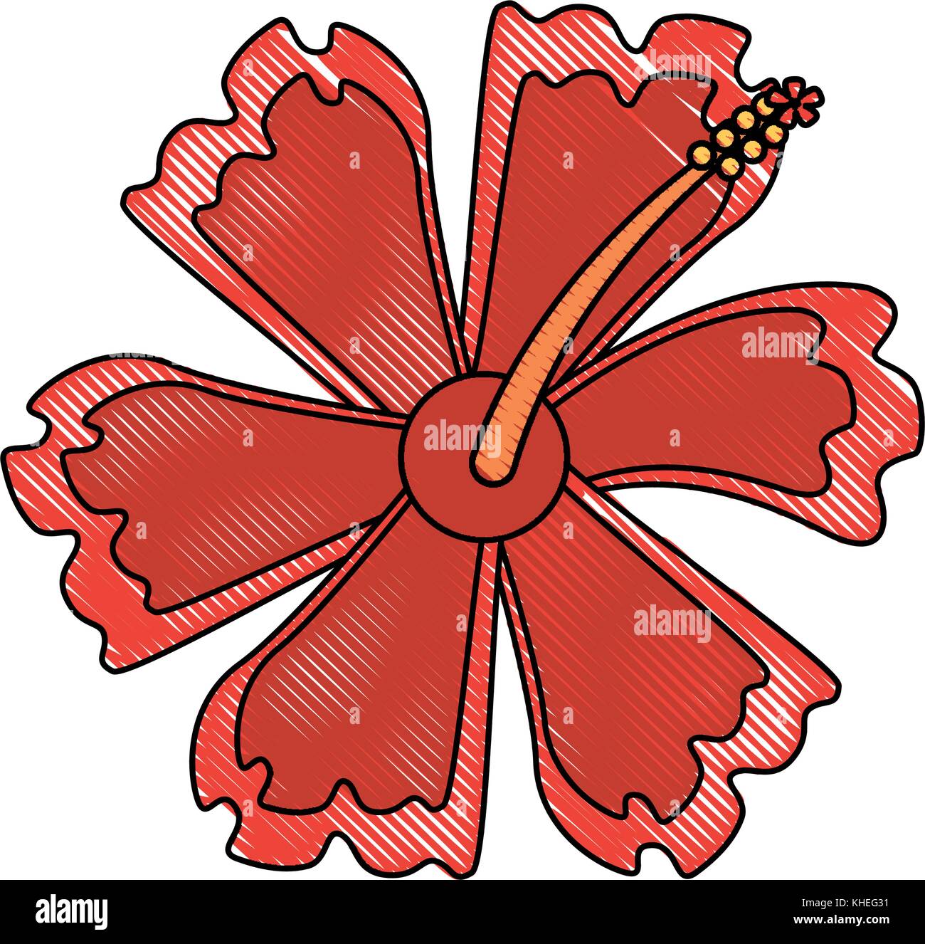 Beautiful flower symbol Stock Vector Image & Art - Alamy