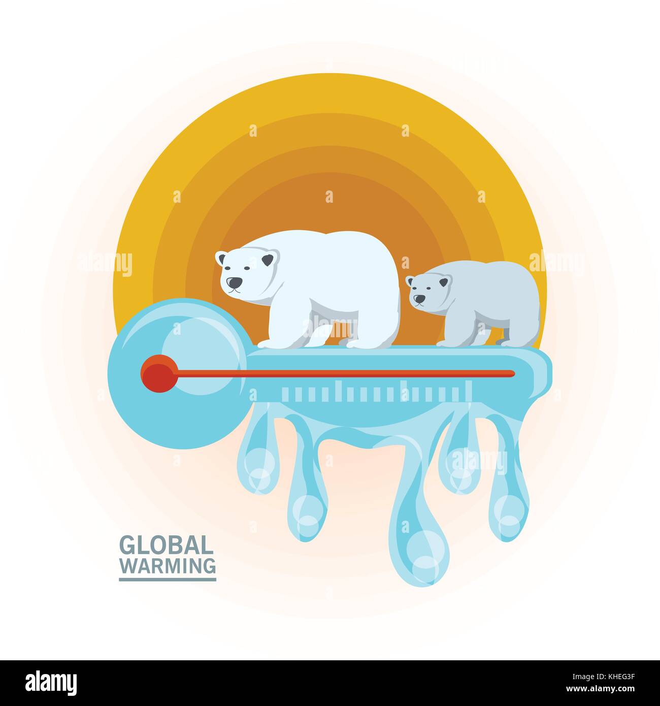 global warming design Stock Vector Image & Art - Alamy