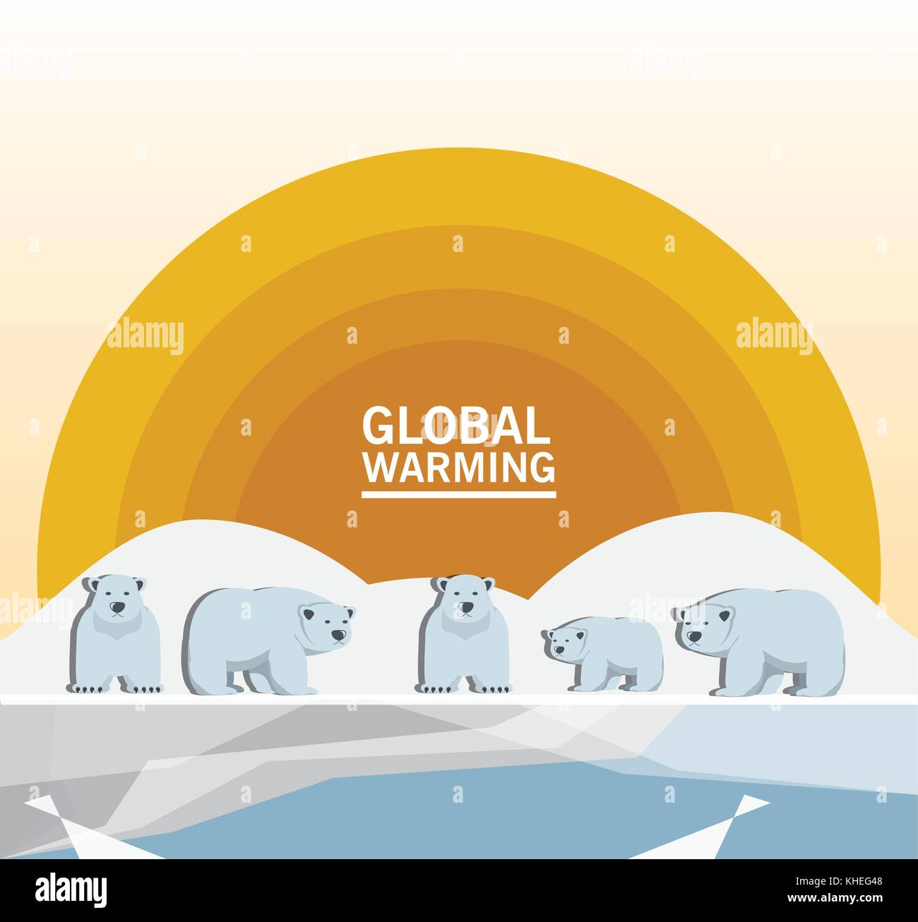 global warming design Stock Vector Image & Art - Alamy