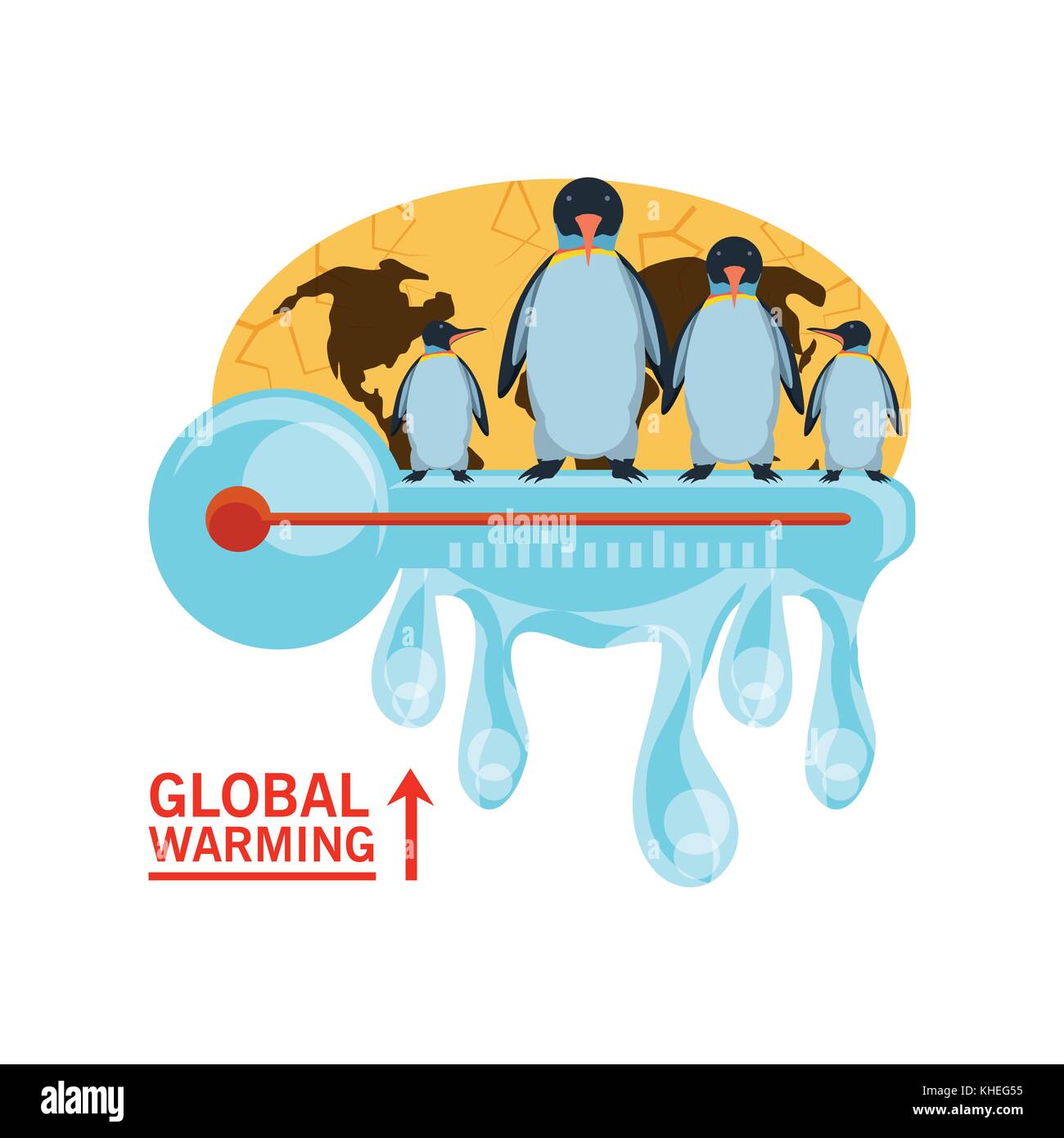 global warming design Stock Vector Image & Art - Alamy
