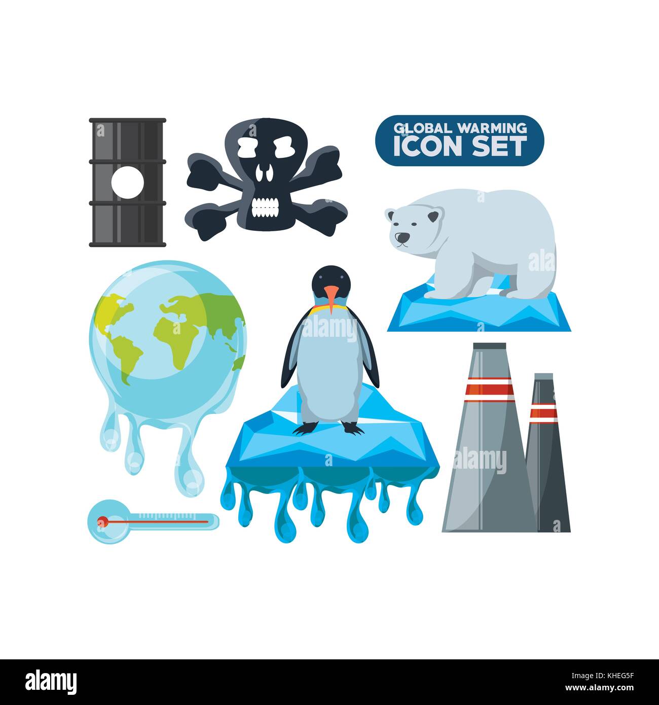 global warming design Stock Vector Image & Art - Alamy