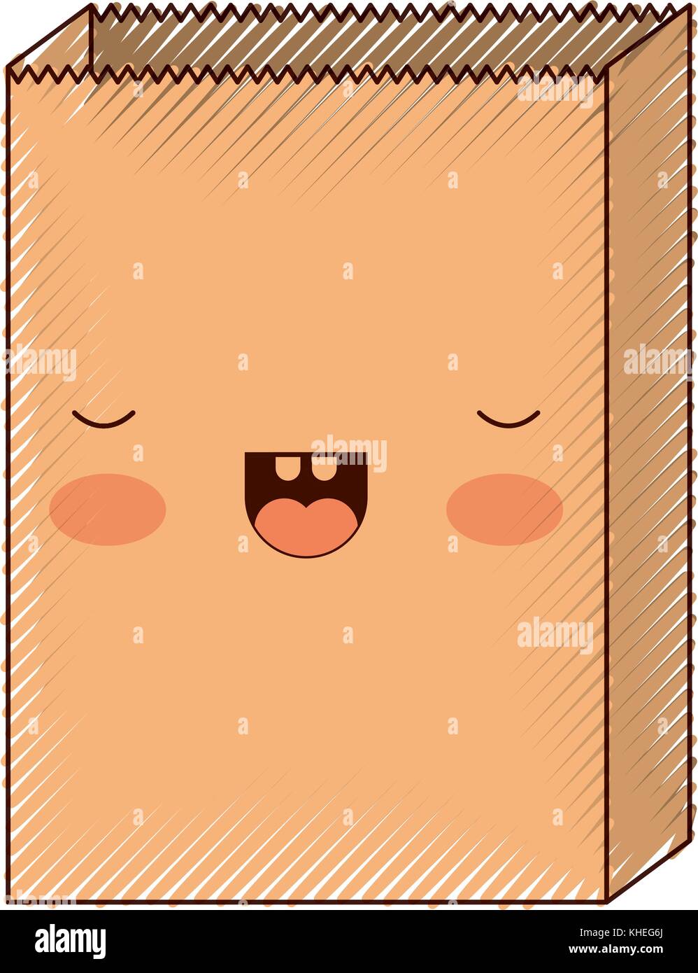 Groceries in brown paper bag Stock Vector Images - Alamy