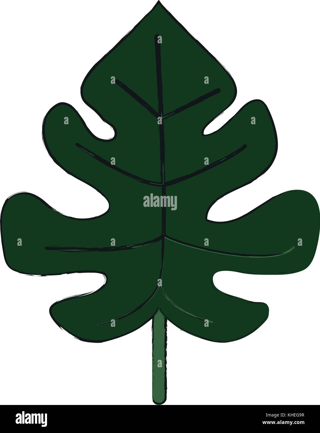 Leaf eco symbol Stock Vector Image & Art - Alamy