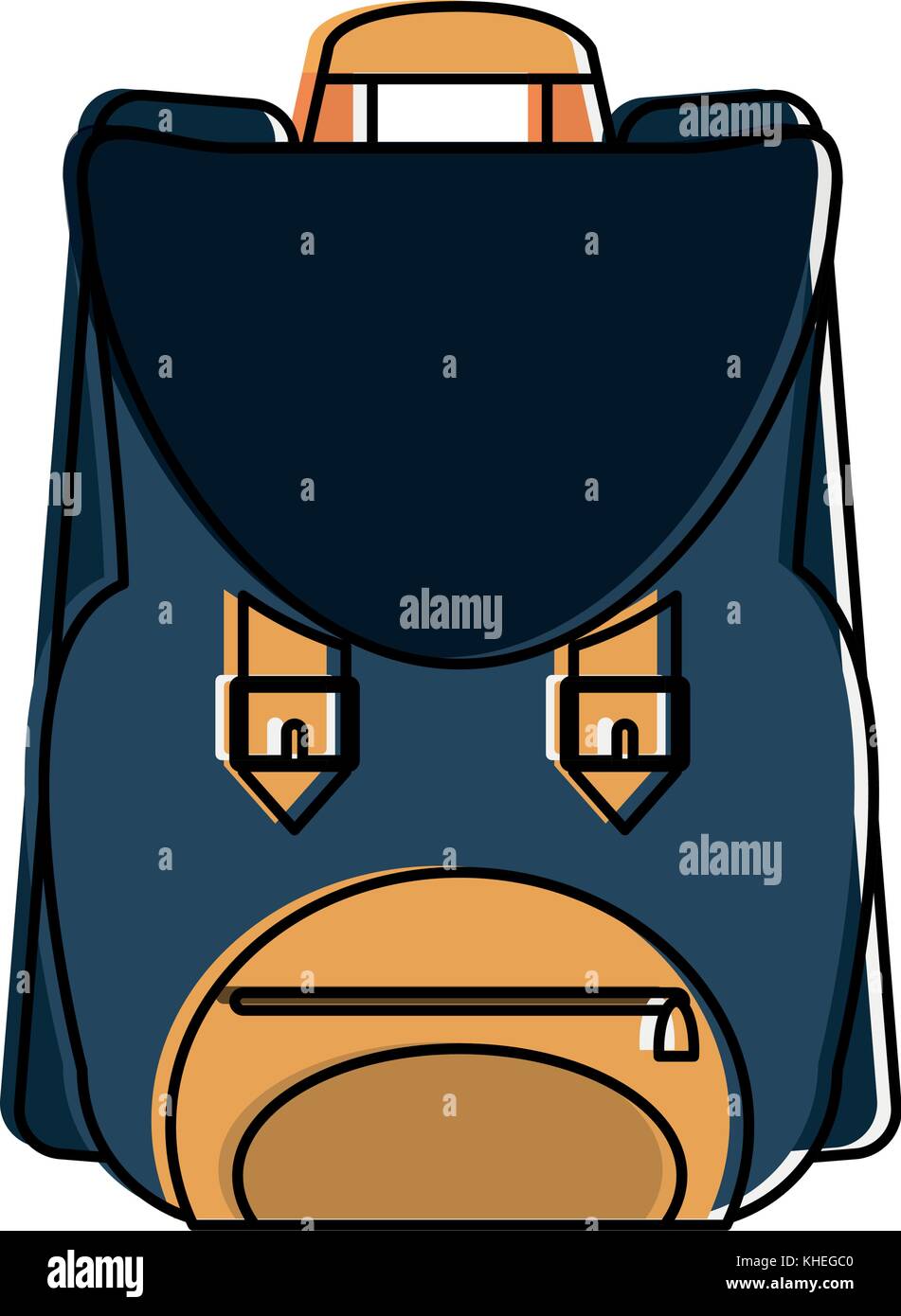 Vintage backpack isolated Stock Vector Image & Art - Alamy