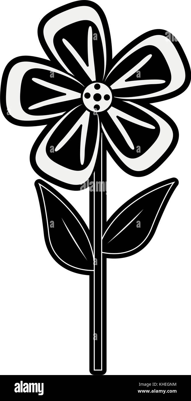 Beautiful flower symbol Stock Vector Image & Art - Alamy