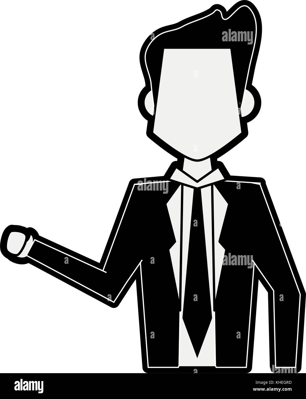 Businessman faceless avatar Stock Vector Image & Art - Alamy