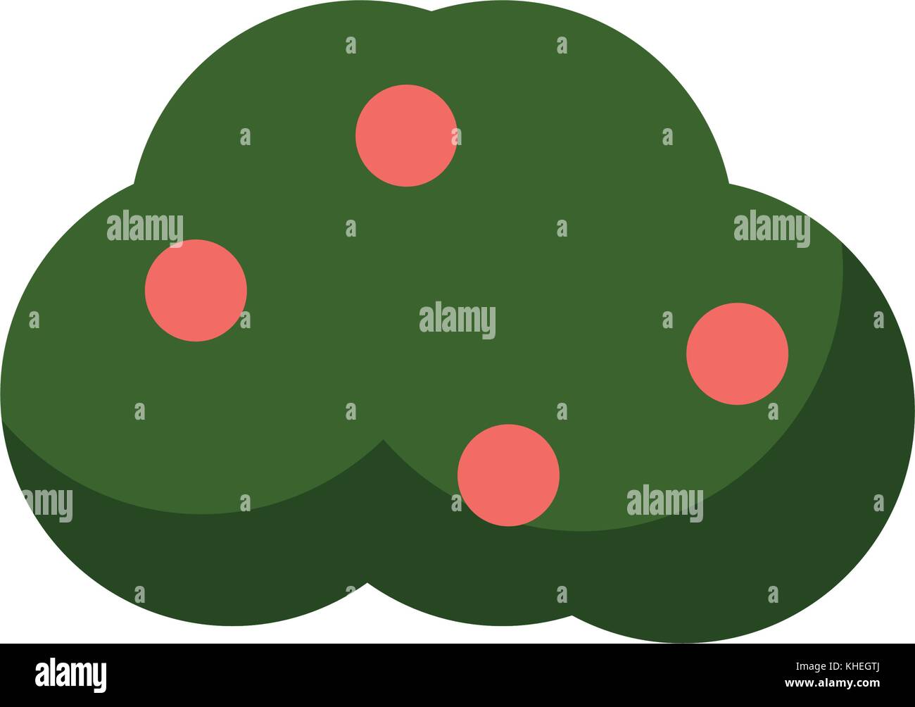 green bush icon Stock Vector Image & Art - Alamy