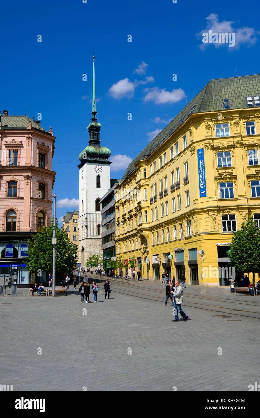 People visit Freedom Square in old city Stock Photo - Alamy