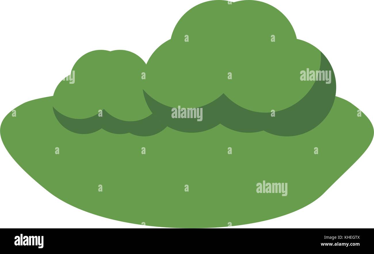 green bush icon Stock Vector Image & Art - Alamy