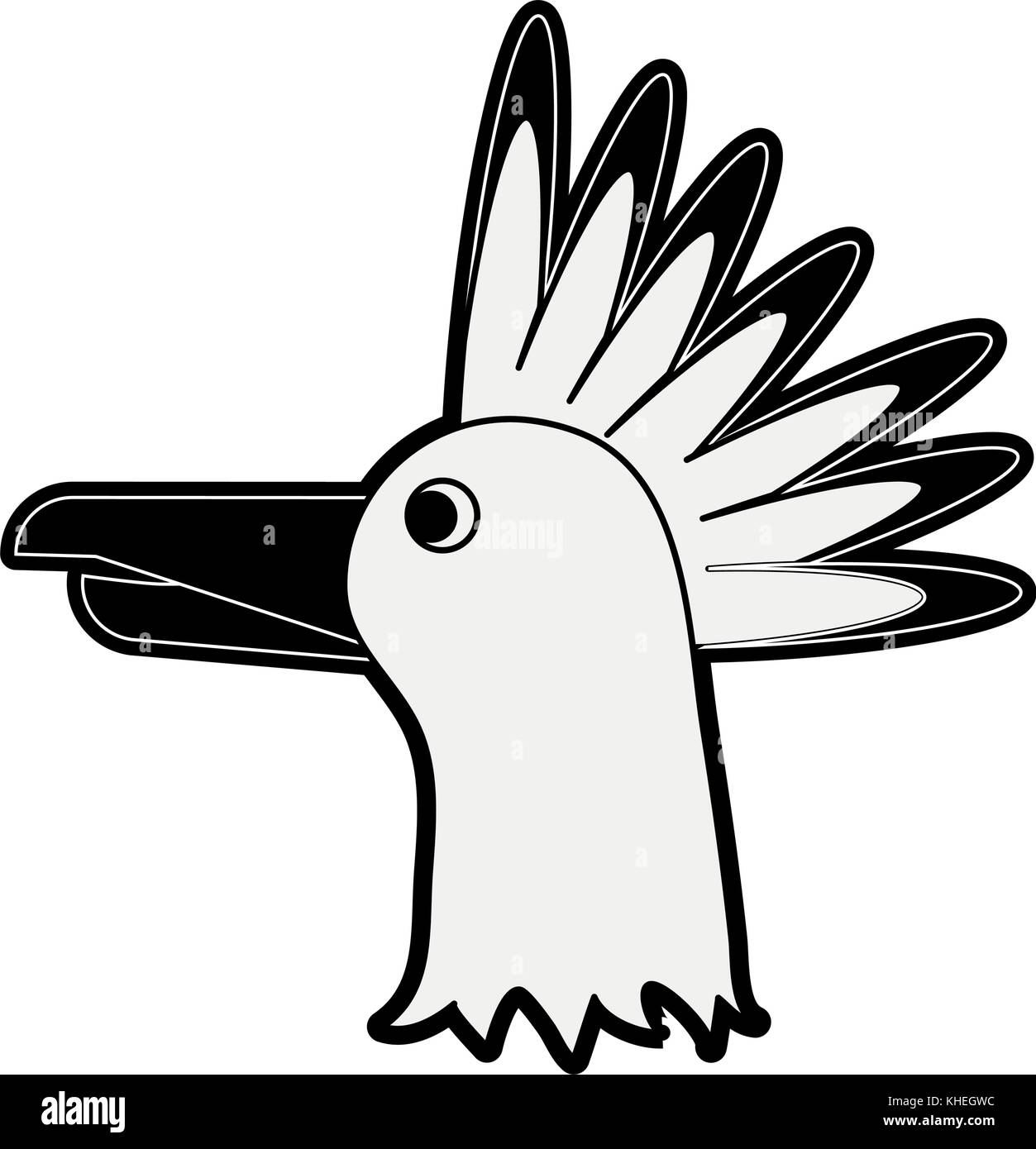 Bird head cartoon Stock Vector Image & Art - Alamy