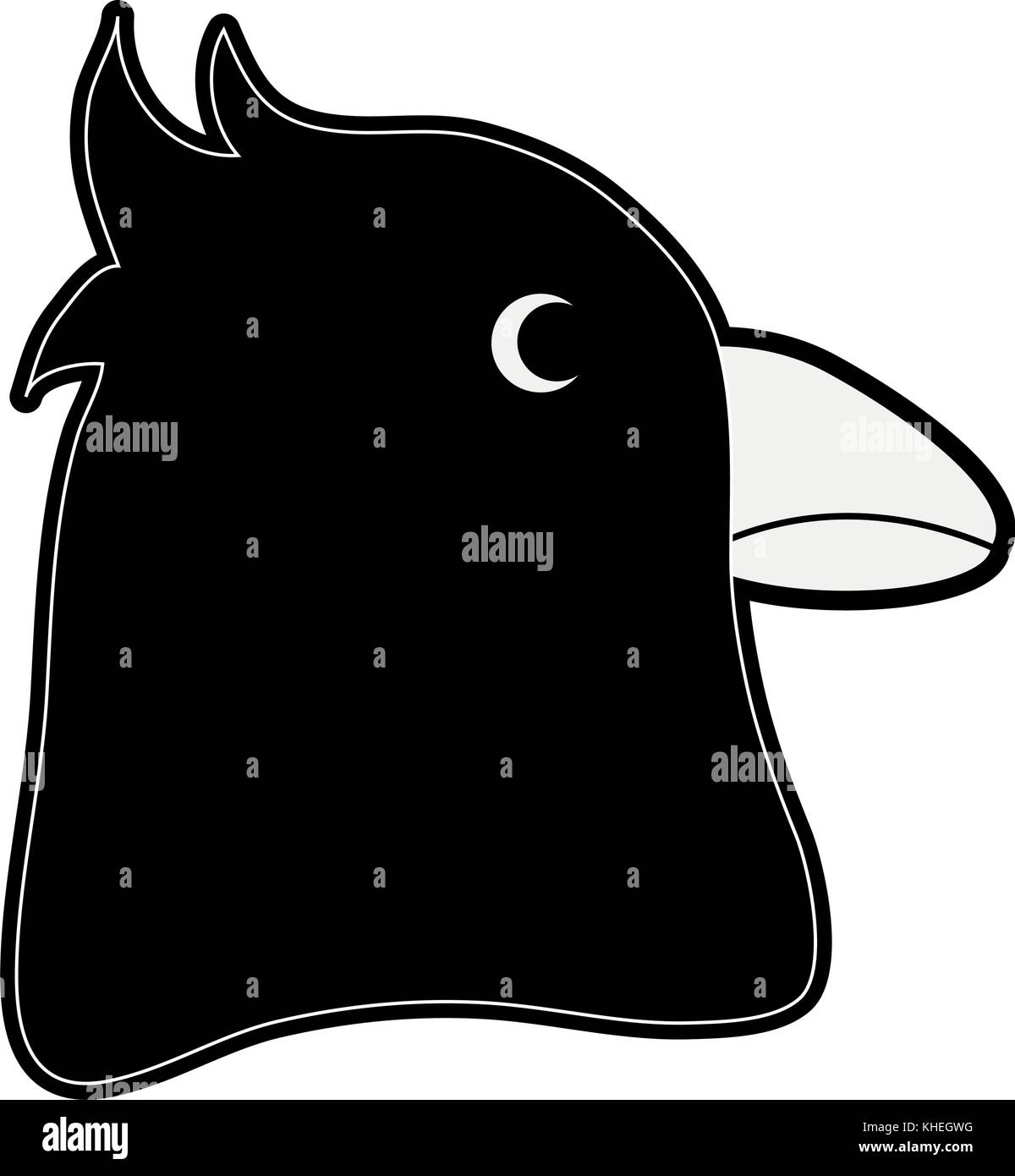 Bird head cartoon Stock Vector Image & Art - Alamy