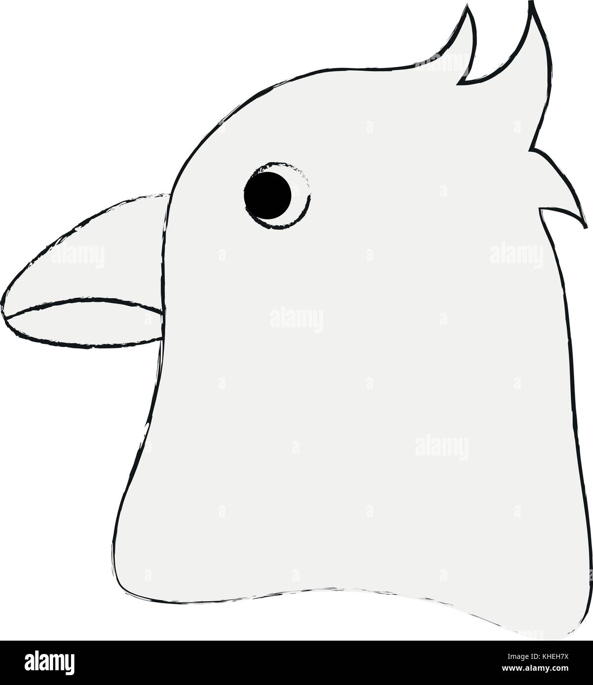 Bird head cartoon Stock Vector Image & Art - Alamy