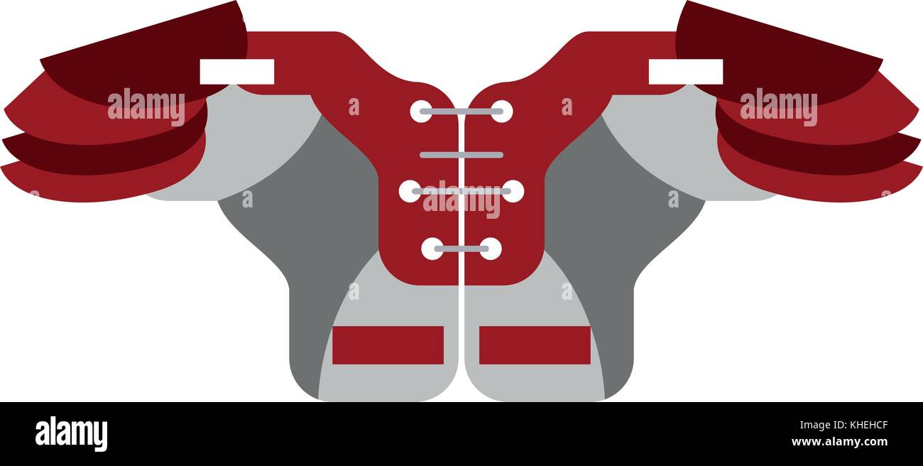 American football armour Stock Vector Image & Art - Alamy