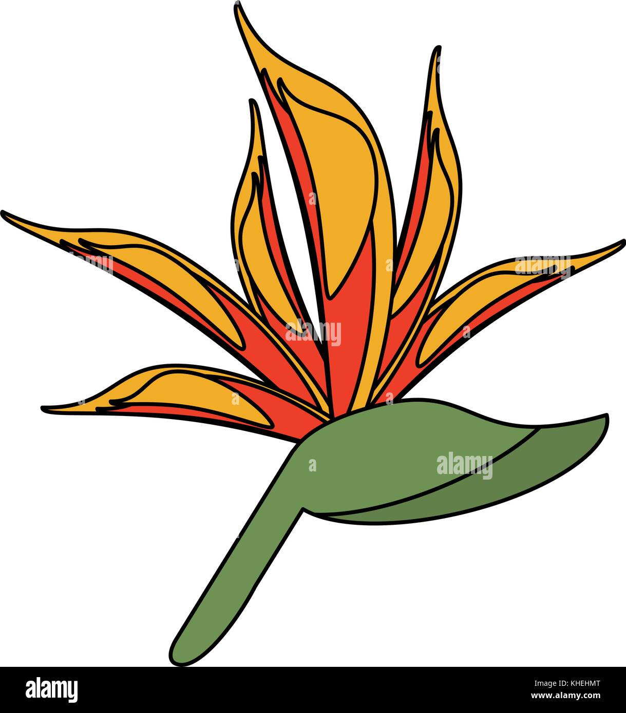 Beautiful flower symbol Stock Vector Image & Art - Alamy