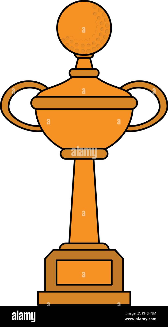 Golf trophy cup Stock Vector Image & Art - Alamy