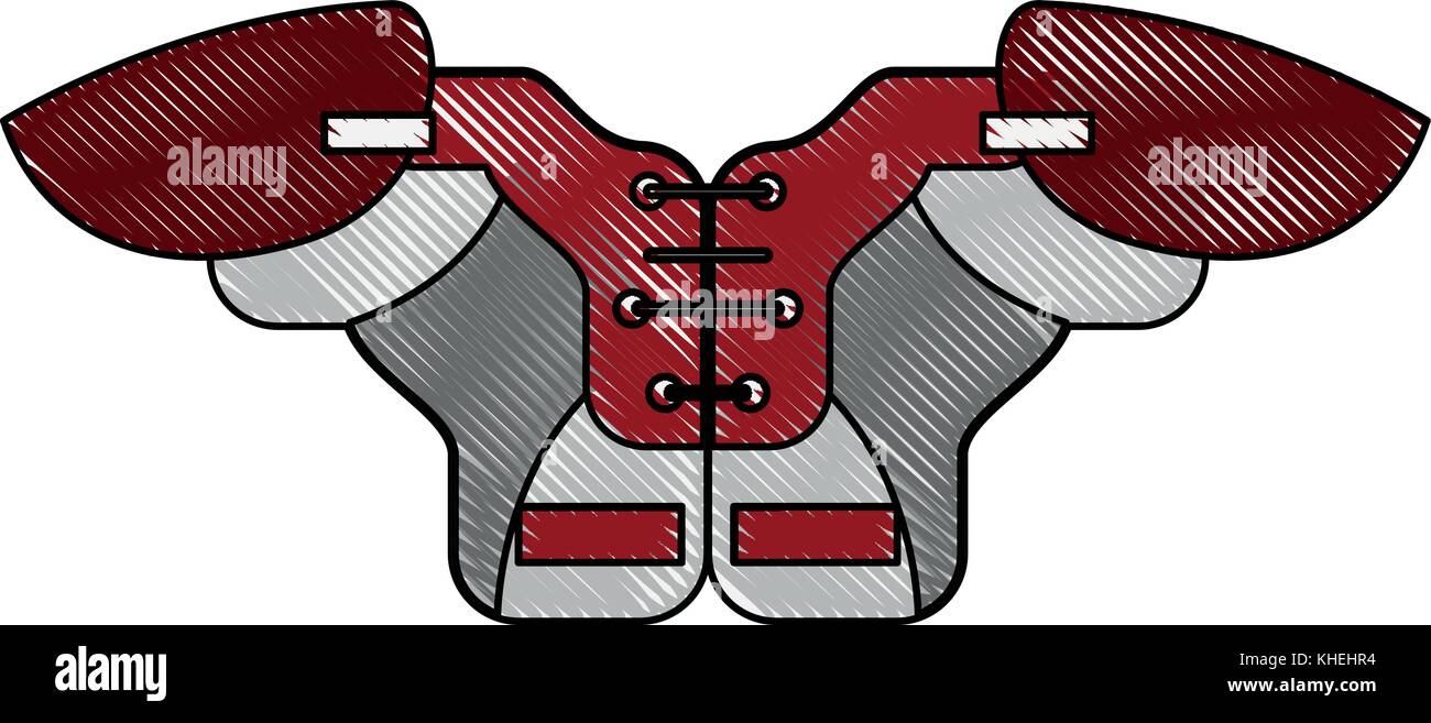 American football armour Stock Vector Image & Art - Alamy