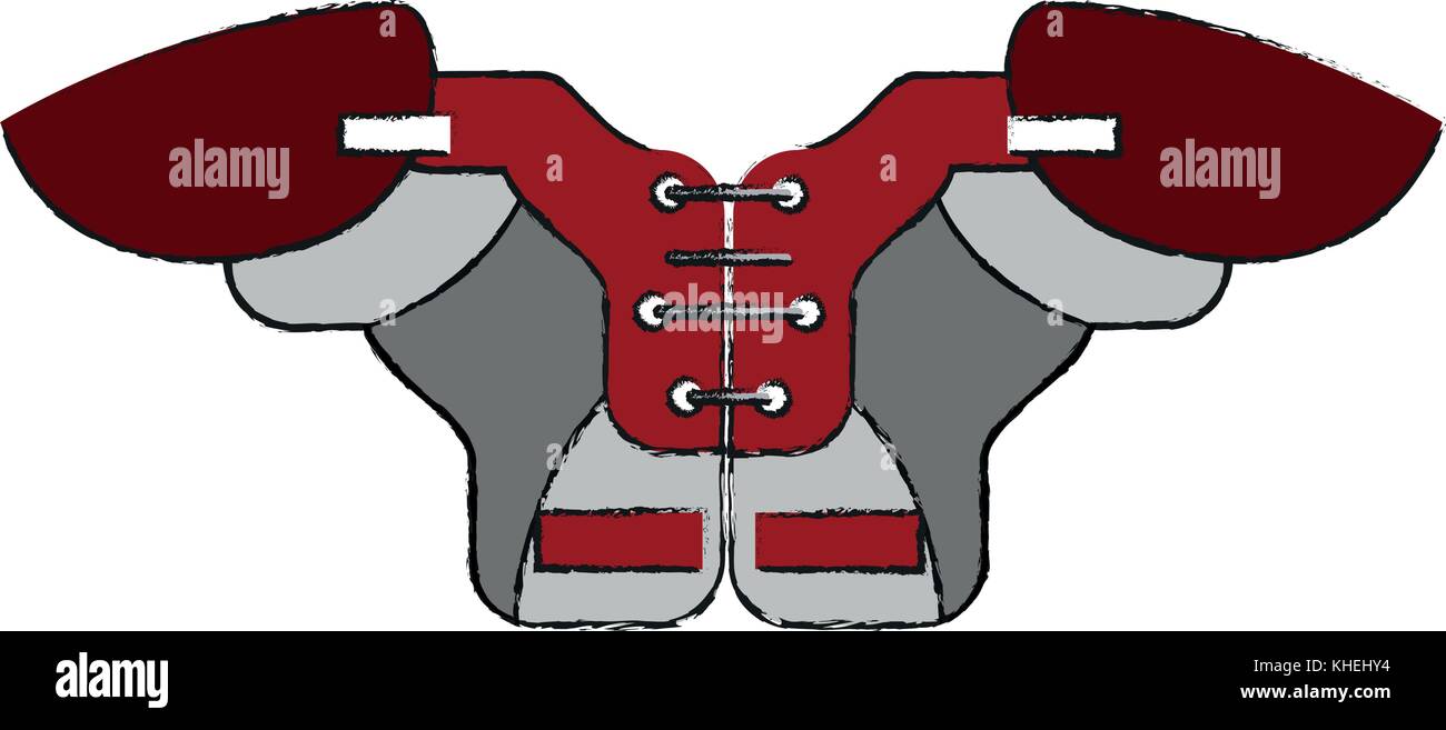 American football armour Stock Vector Image & Art - Alamy