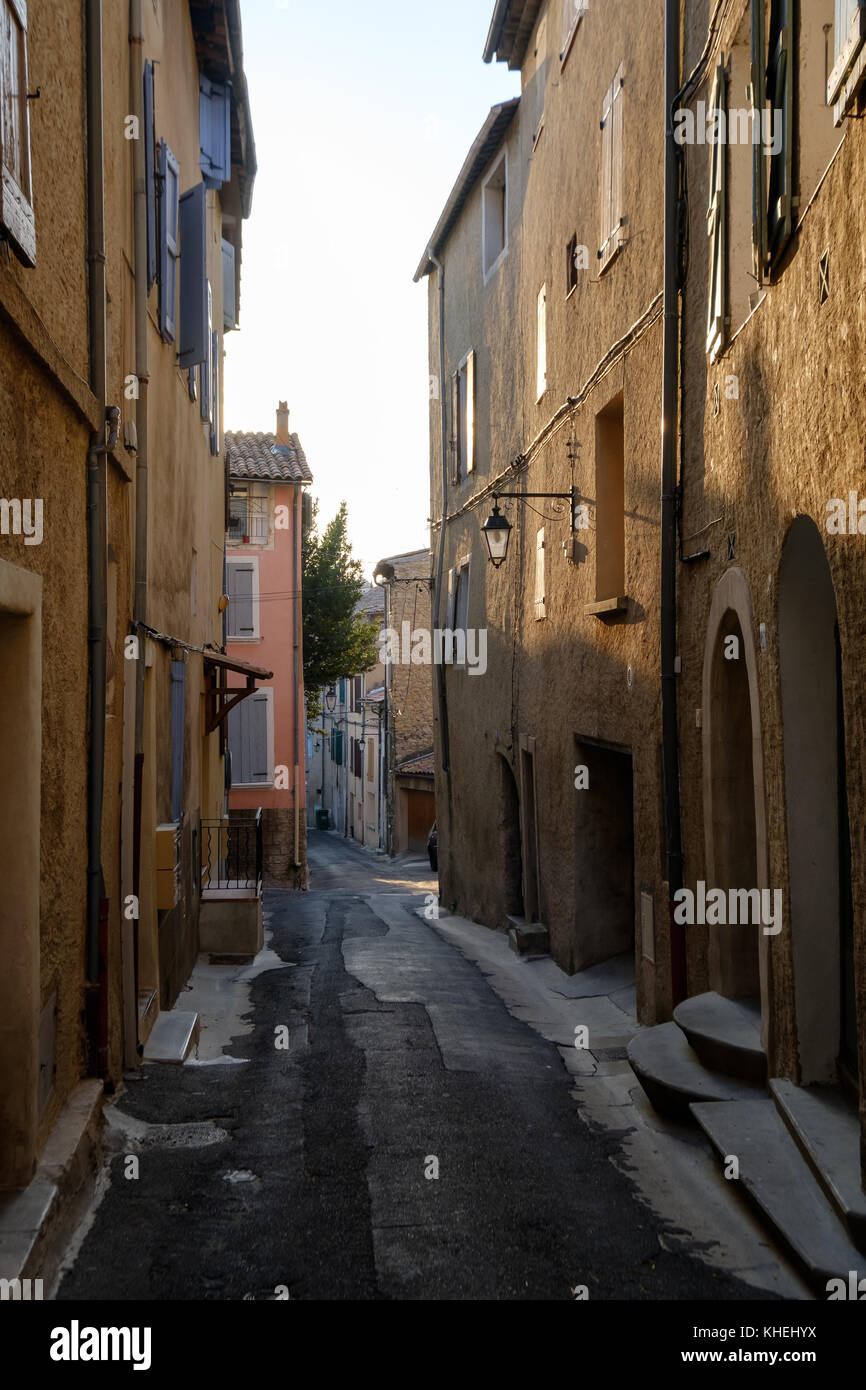 Narrow street in old city centre Stock Photo - Alamy
