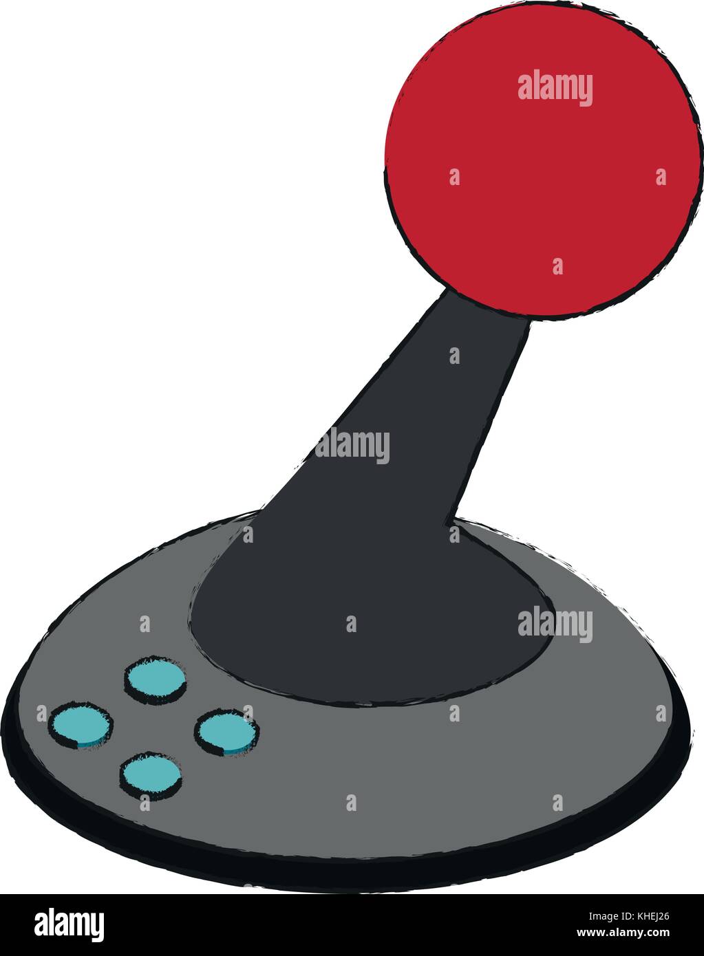 Joystick gamepad device Stock Vector Image & Art - Alamy