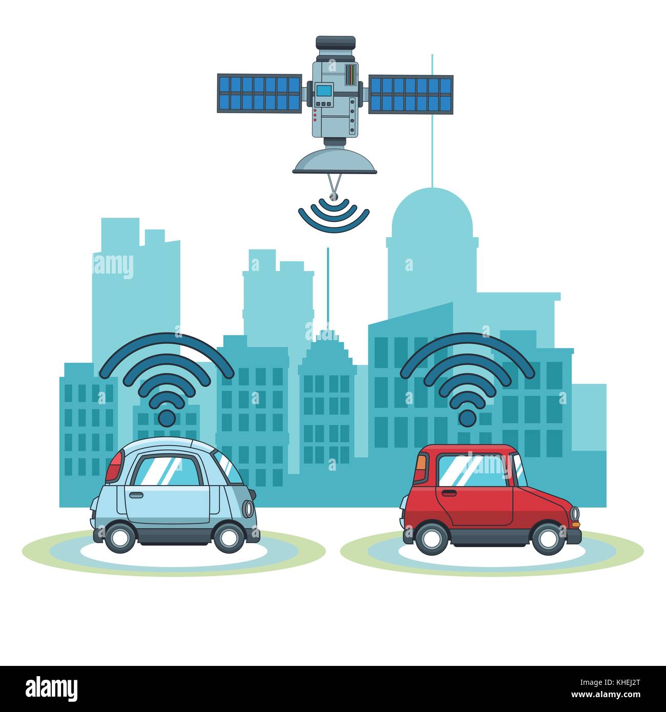Car gps tracker technology Stock Vector Image & Art - Alamy