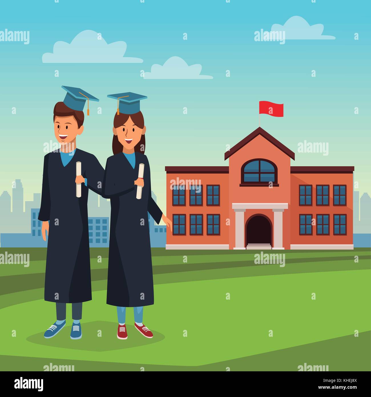 Indian high school student Stock Vector Images - Alamy