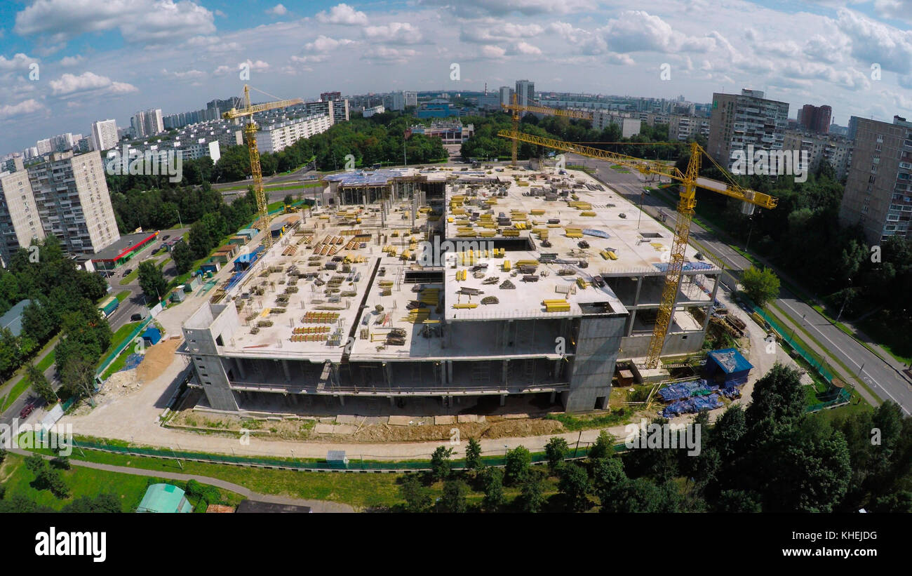 Construction site aerial hi-res stock photography and images - Alamy