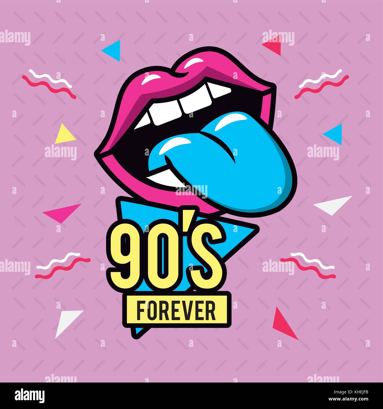 90s design Stock Vector Images - Alamy