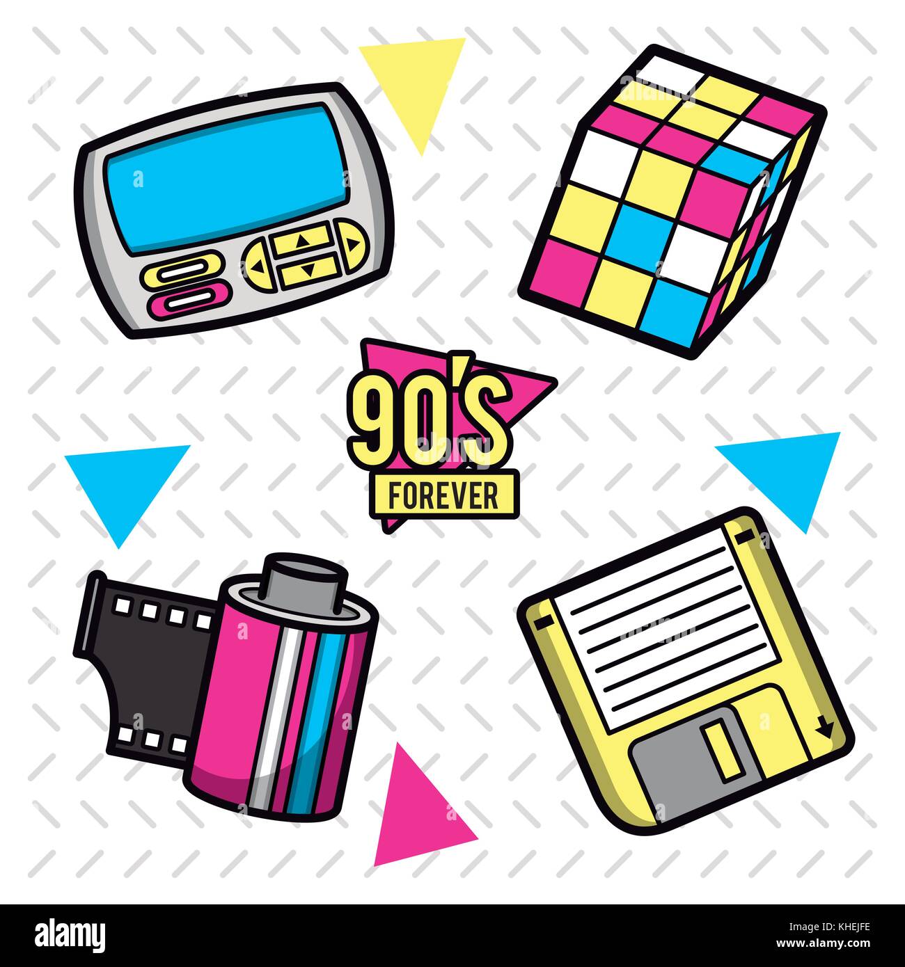 90s forever design Stock Vector Image & Art - Alamy