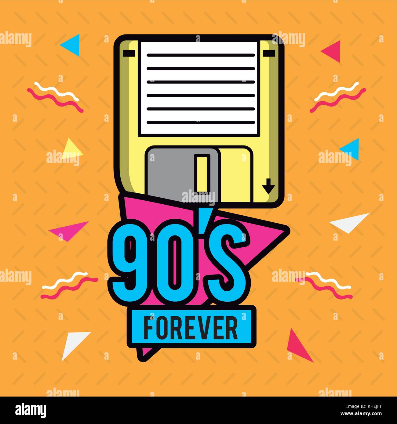 90s forever Stock Vector Images - Alamy