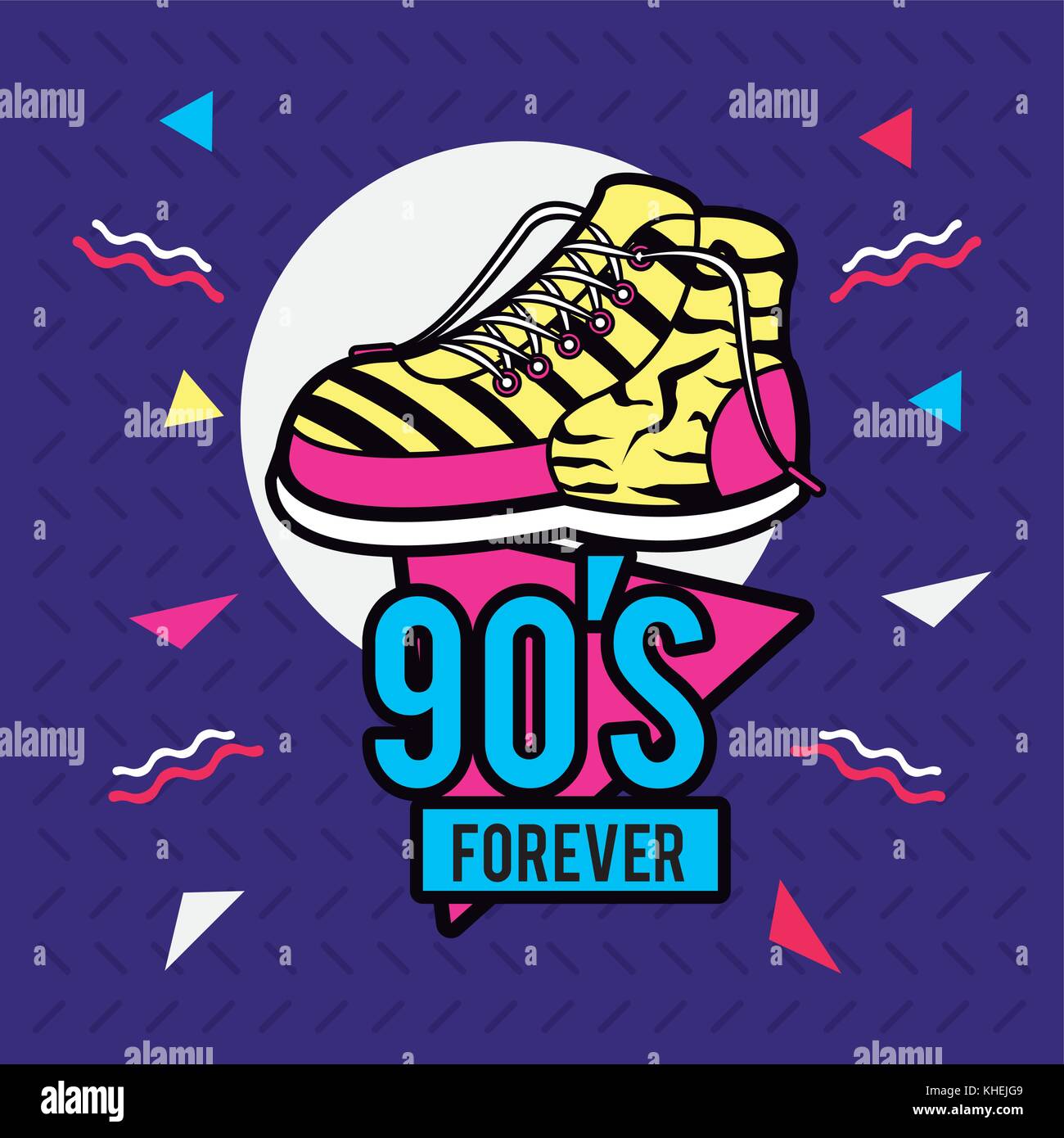 90s forever design Stock Vector Image & Art - Alamy