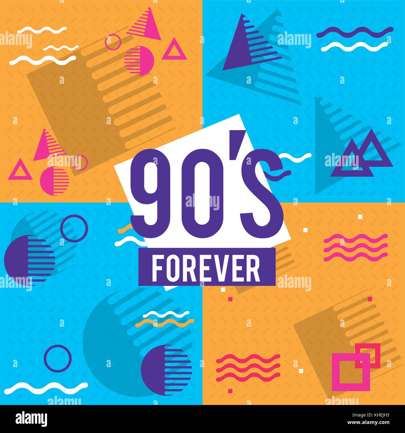 90s forever design Stock Vector Image & Art - Alamy
