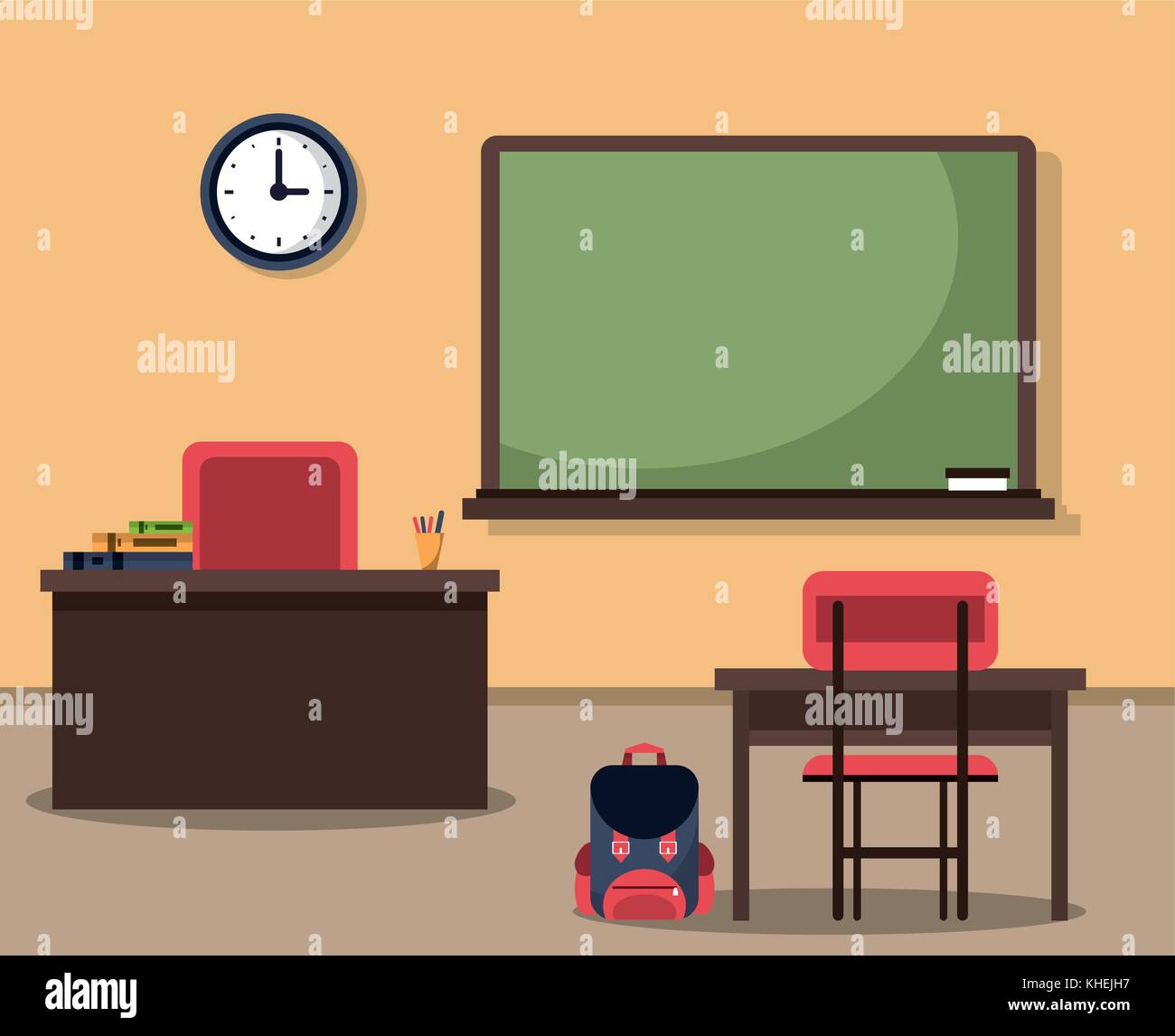 Classroom elements design Stock Vector Image & Art - Alamy