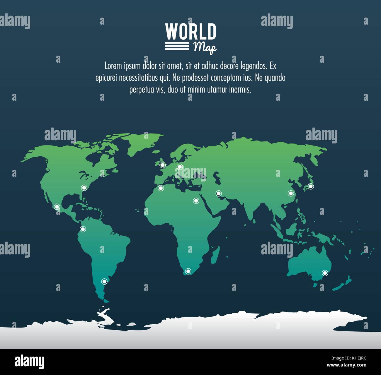 World map infographic Stock Vector Image & Art - Alamy