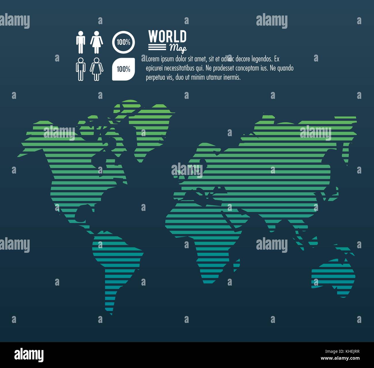 World map infographic Stock Vector Image & Art - Alamy