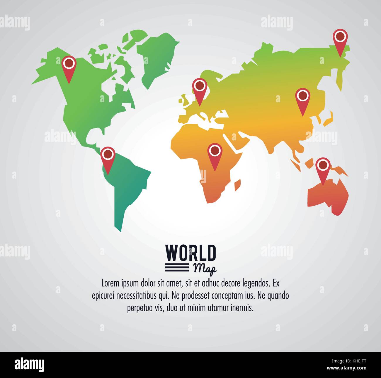 World map infographic Stock Vector Image & Art - Alamy
