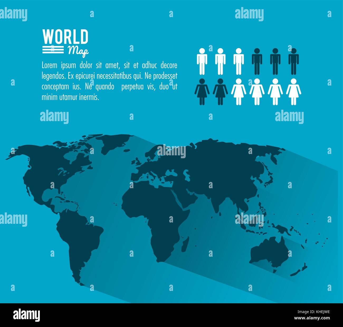 World map infographic Stock Vector Image & Art - Alamy