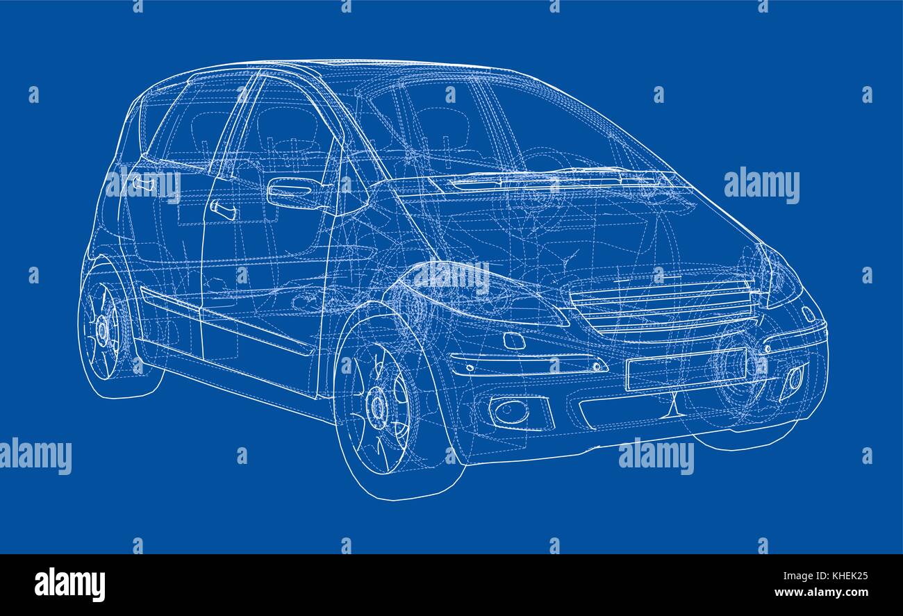 Concept car. Vector Stock Vector Image & Art - Alamy